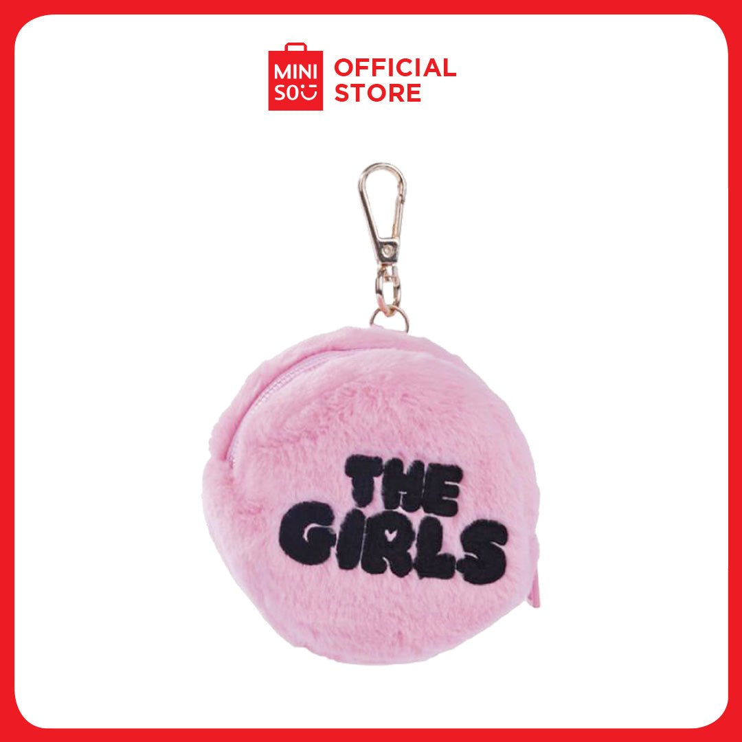 MINISO BPTG Plush Embroidery Bag Phone Pendant Pink – Miniso ...