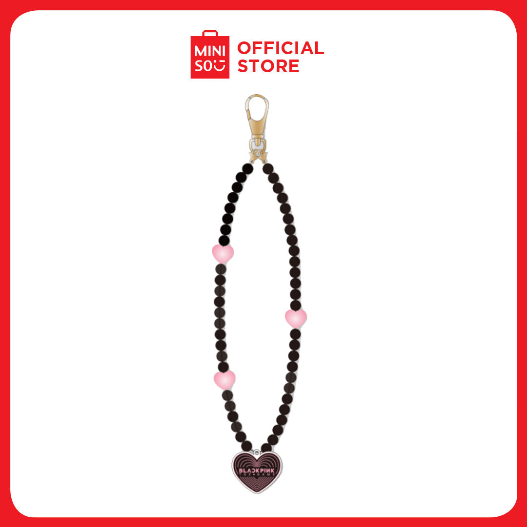 MINISO BPTG Black Heart Bead Chain Phone Pendant – Miniso Philippines ...
