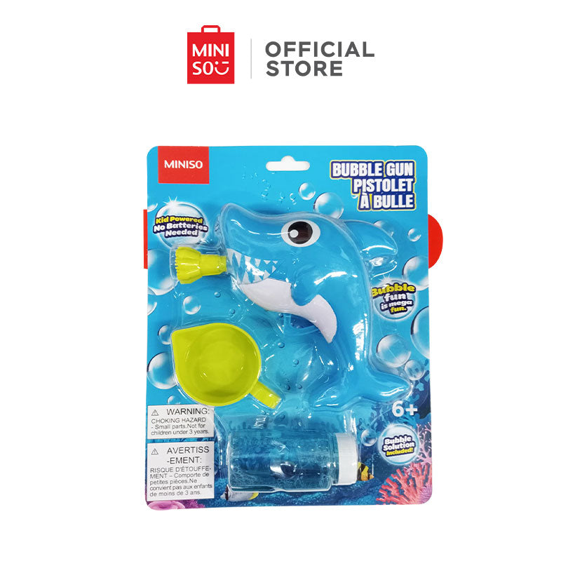 MINISO Inertial Shark Bubble Gun Blue – Miniso Philippines Official