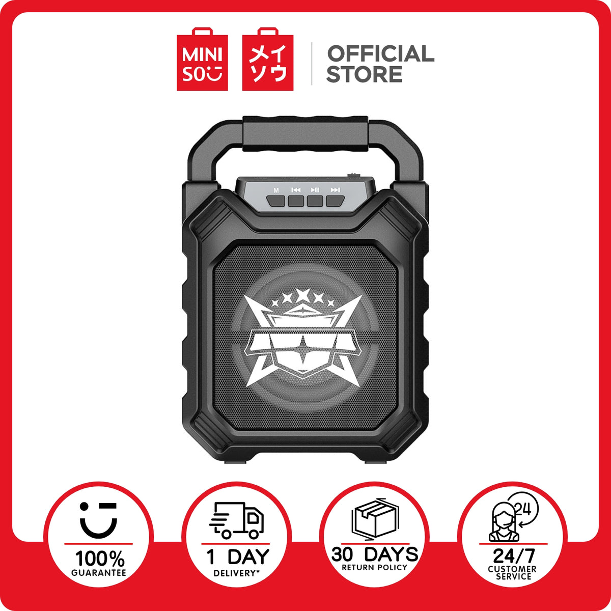MINISO Fashion Speaker Model 1158B Black – Miniso Philippines Official