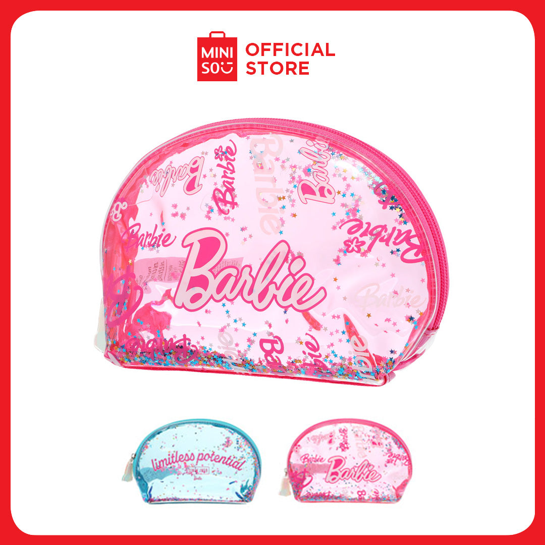 MINISO Fancy Barbie Collection Shooting Star Shell Cosmetic Bag ...