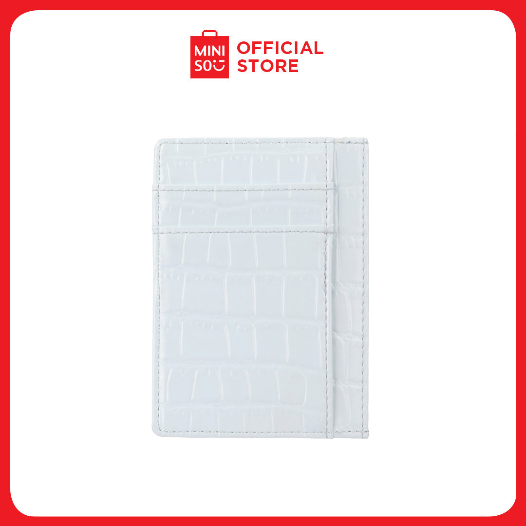 MINISO Iridescent Card Holder Light Blue – Miniso Philippines Official