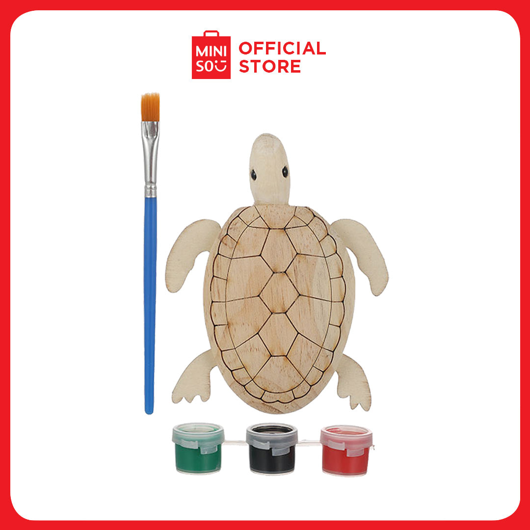 Miniso Painting Wooden Set Tortoise – Miniso Philippines Official