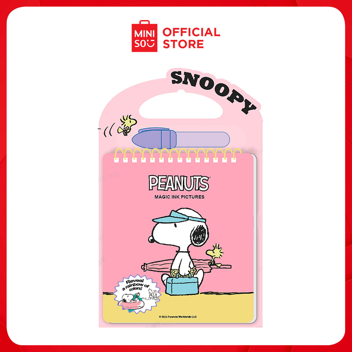 MINISO Snoopy Summer Travel Collection Mirror with Brush – Miniso ...