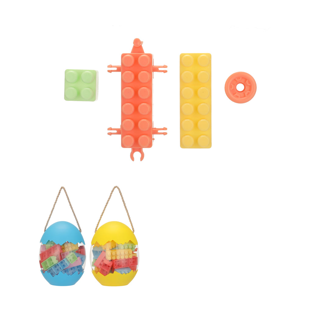 MINISO Dinosaur Series Egg-Shaped Basic Building Blocks (2 Assorted Mo ...