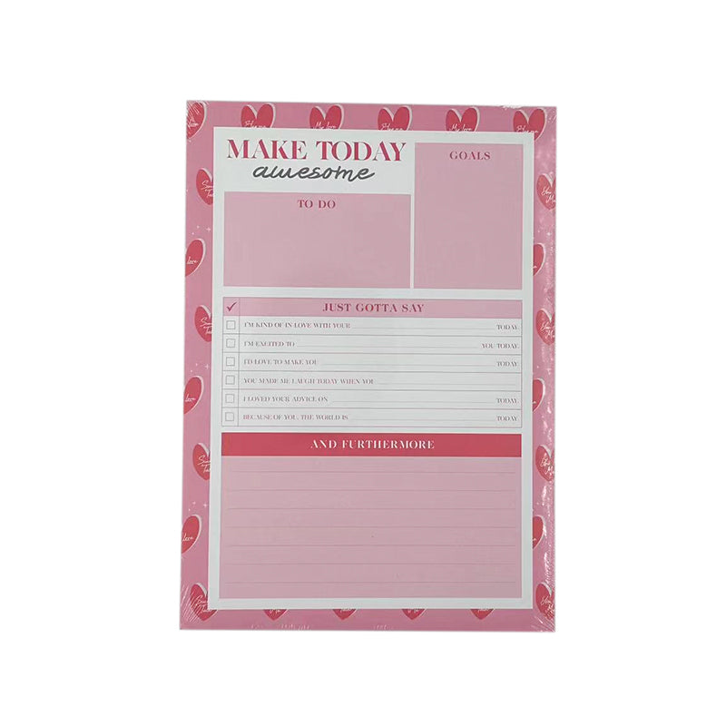 MINISO Pink Romance Series Note Pad (60 Sheets) – Miniso Philippines ...