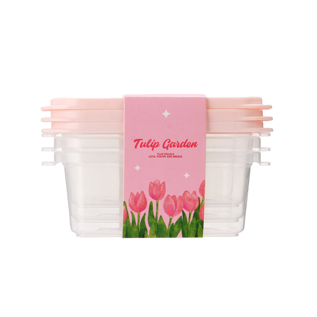 MINISO Tulip Garden Collection Food Storage Containers (3 pcs) – Miniso ...