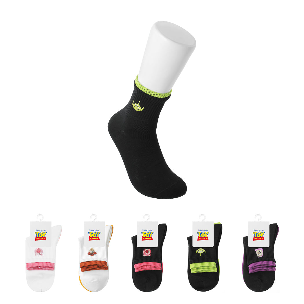 MINISO TSC Embroidered Crew Socks 14cm 2 Pairs – Miniso Philippines ...