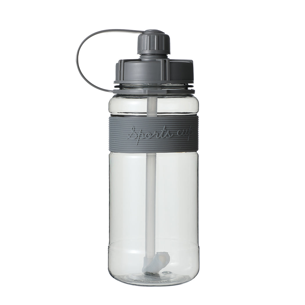 MINISO Large Capacity Plastic Water Bottle for Sports 1000ml Gray ...