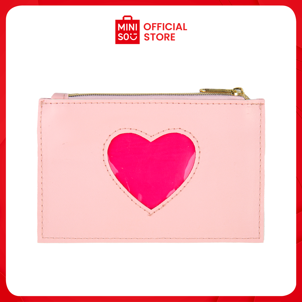 MINISO Pink Romance Series Big PU Card Holder – Miniso Philippines Official
