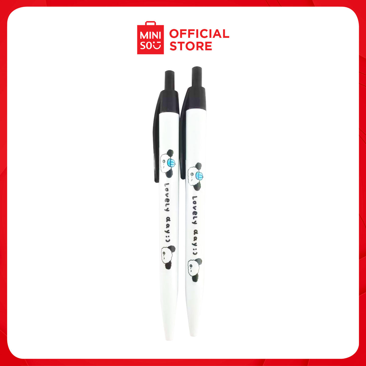 MINISO Doggie Power Collection Puff Sign Pen (2 Pack) – Miniso ...