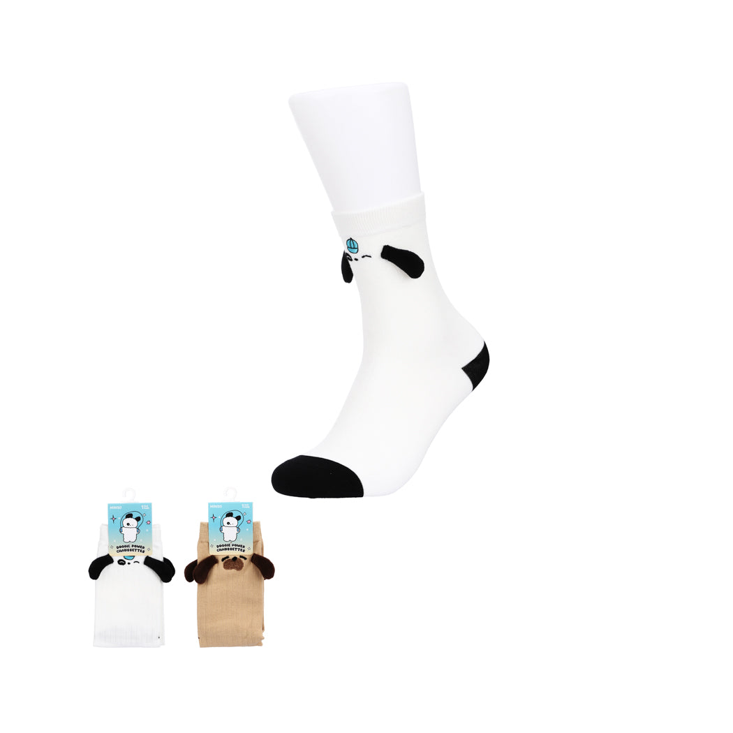 MINISO Doggie Power Ears Crew Socks 1 Pair – Miniso Philippines Official