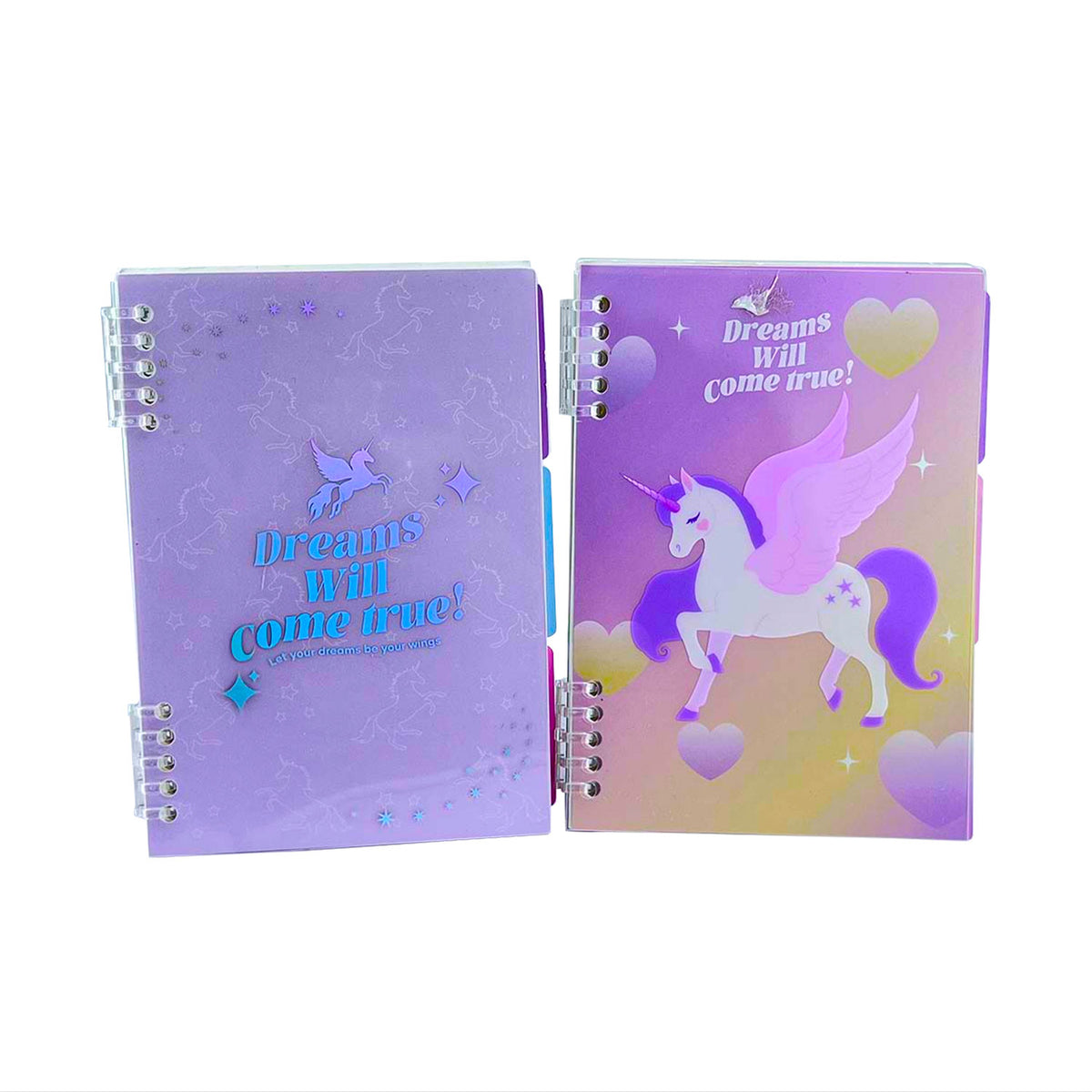 MINISO Fantasy Unicorn A5 Loose Leaf Book 48 Sheets (2 Assorted Models ...