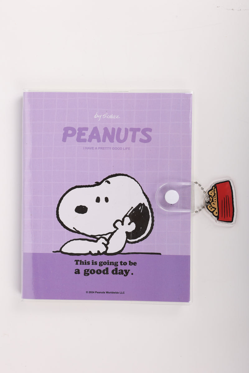 MINISO Snoopy Colorful Life Collection Chain PVC Cover Book 14x17.5cm ...