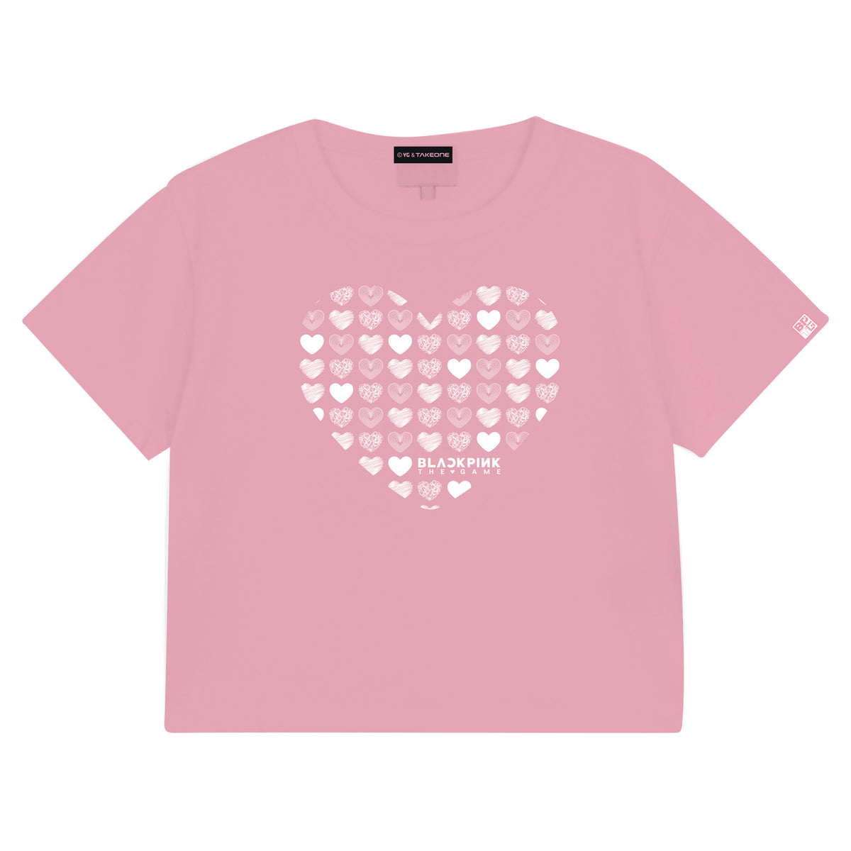 MINISO BPTG Round Neck Heart Printing Pink T Shirt – Miniso Philippines ...