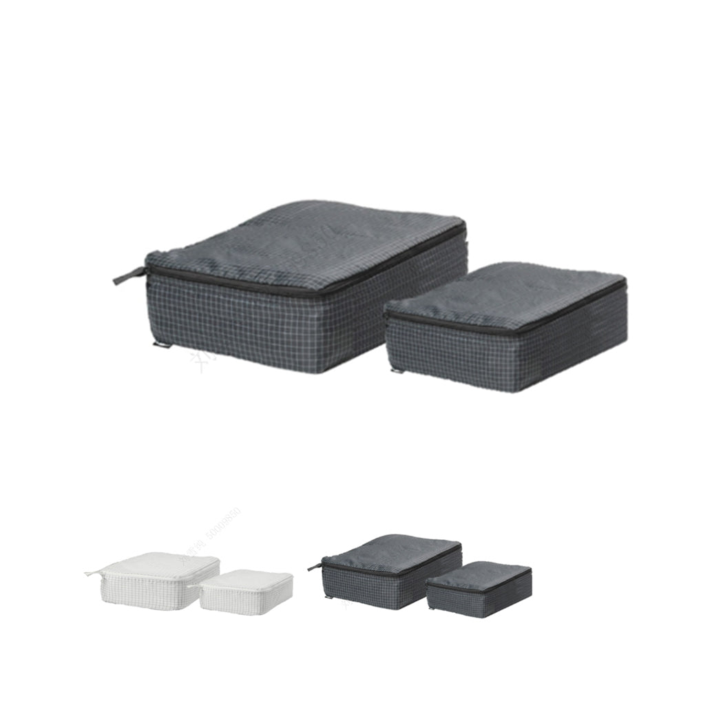 MINISO Minigo Plaid Series Clothes Storage Bags (2 pcs) – Miniso ...