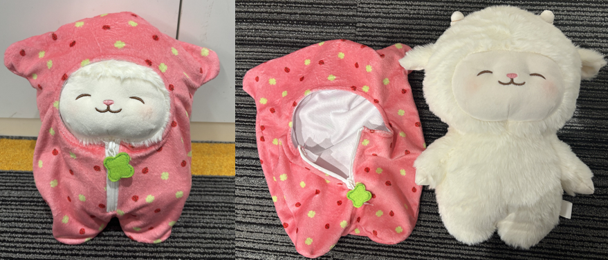 MINISO Mini Family 11in Sheep Plush Toy Sleeping Bag – Miniso ...