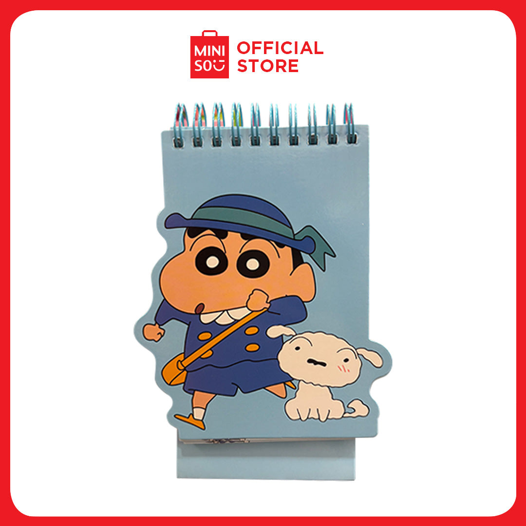 MINISO Crayon Shinchan Collection Standing Wire-bound Book (B) (80 She ...
