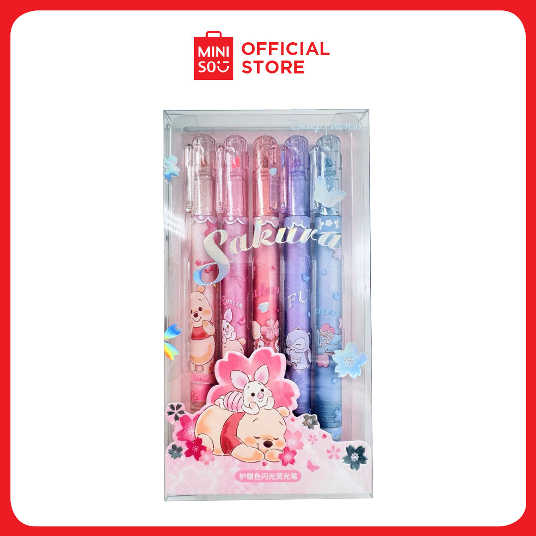 MINISO Disney Sakura Season Glitter Highlighter Set – Miniso ...