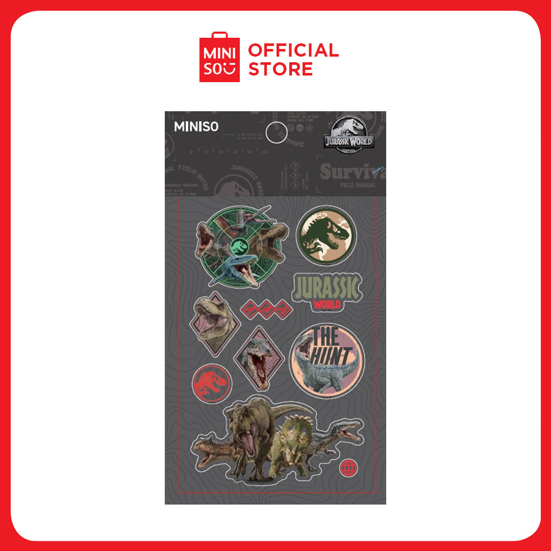 MINISO Jurassic World Collection Transfer Stickers – Miniso Philippines ...