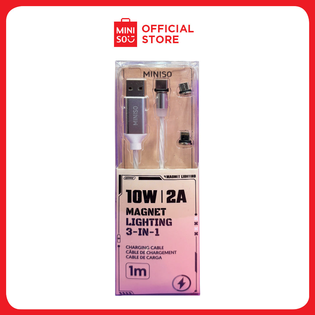 MINISO Magnet Lighting 3 in 1 Cable Colorful Light – Miniso Philippines ...