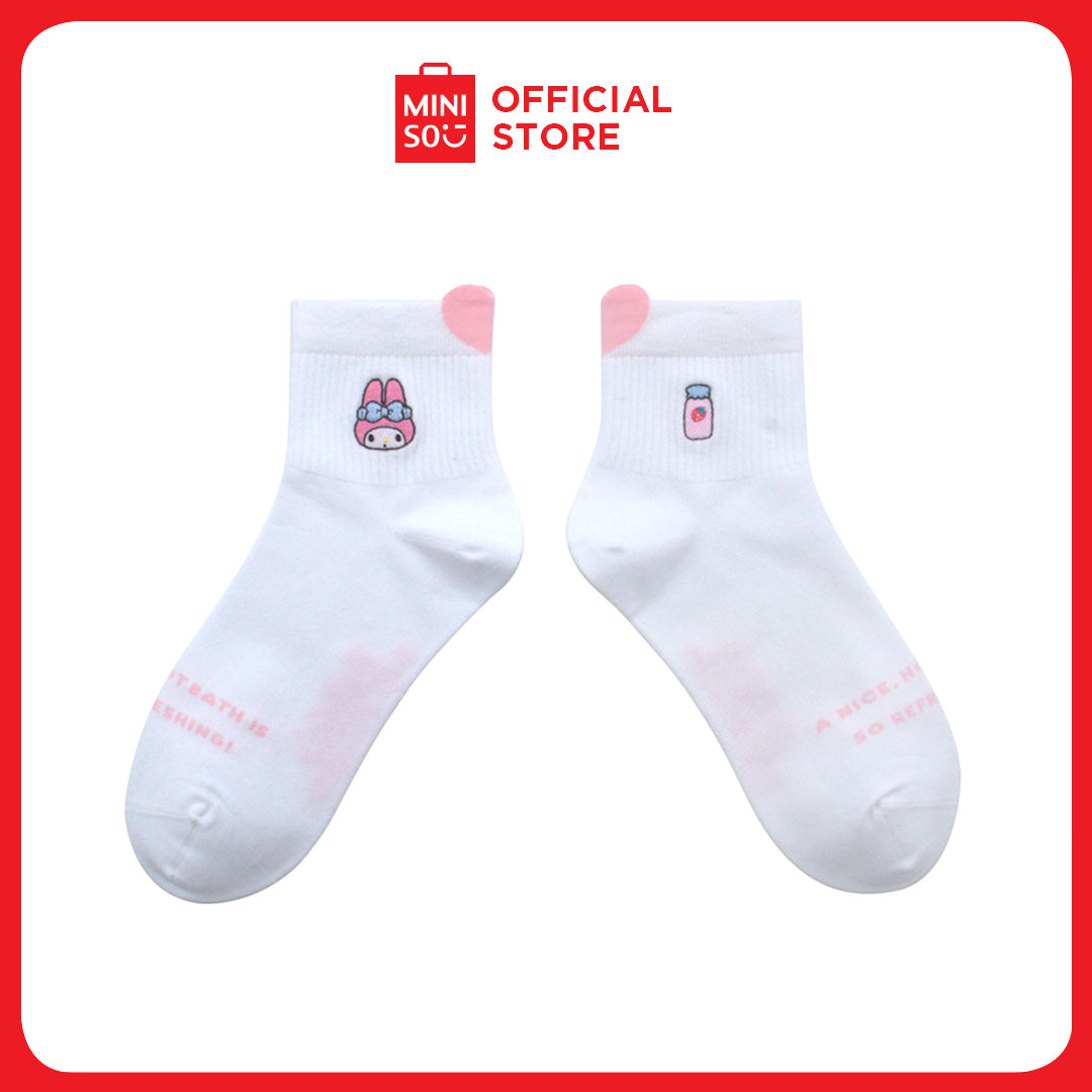 MINISO My Melody Hearts Crew Socks – Miniso Philippines Official