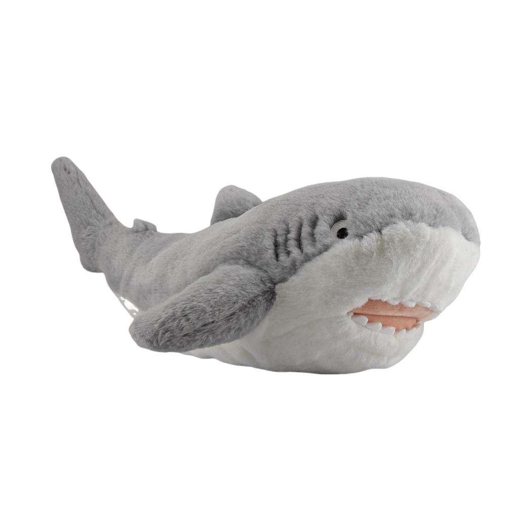 MINISO 23.5in. Ocean Plush Toy (Open Mouth)(Gray Shark) – Miniso ...
