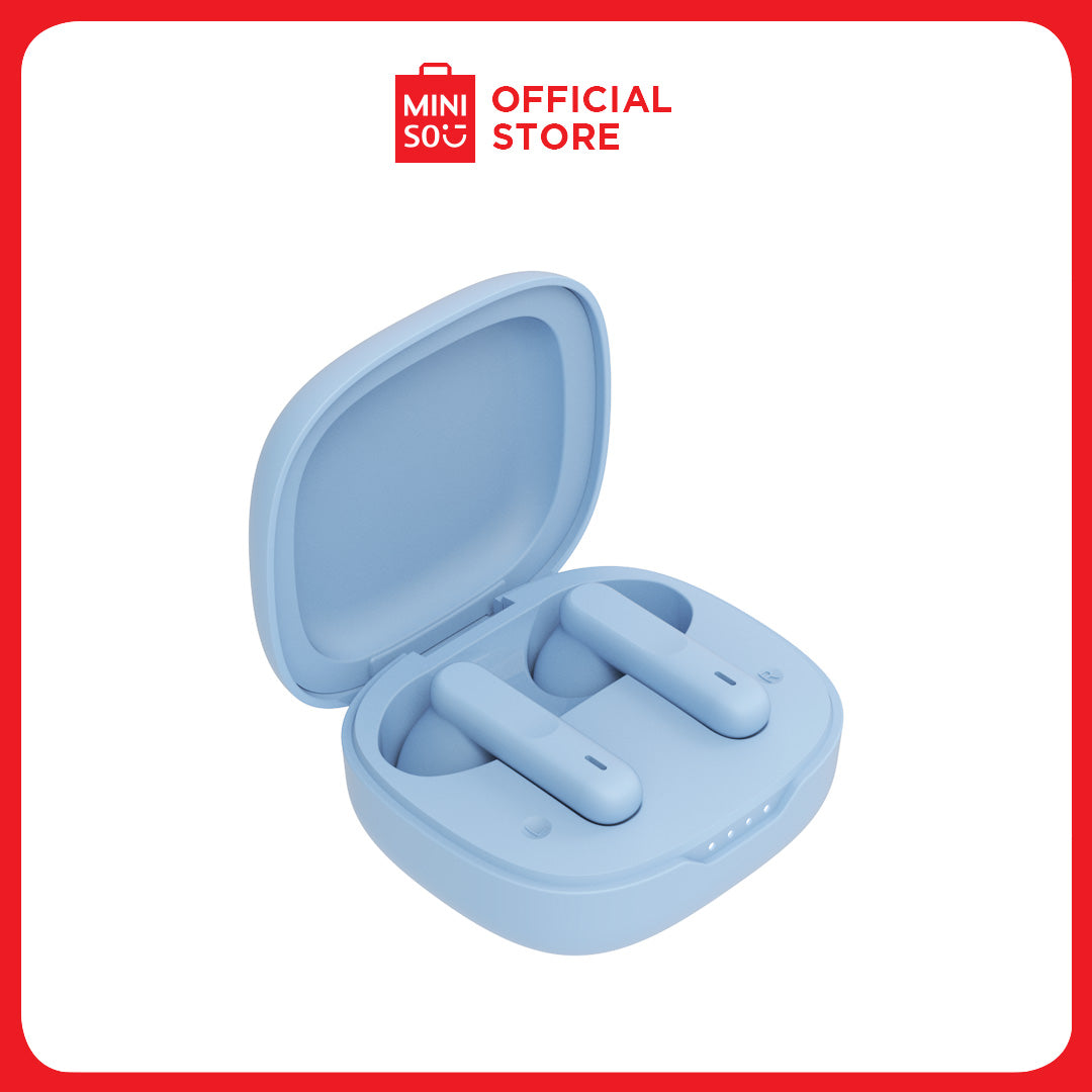 MINISO Half in-Ear TWS Earphones Model: M2 (Blue) – Miniso Philippines ...
