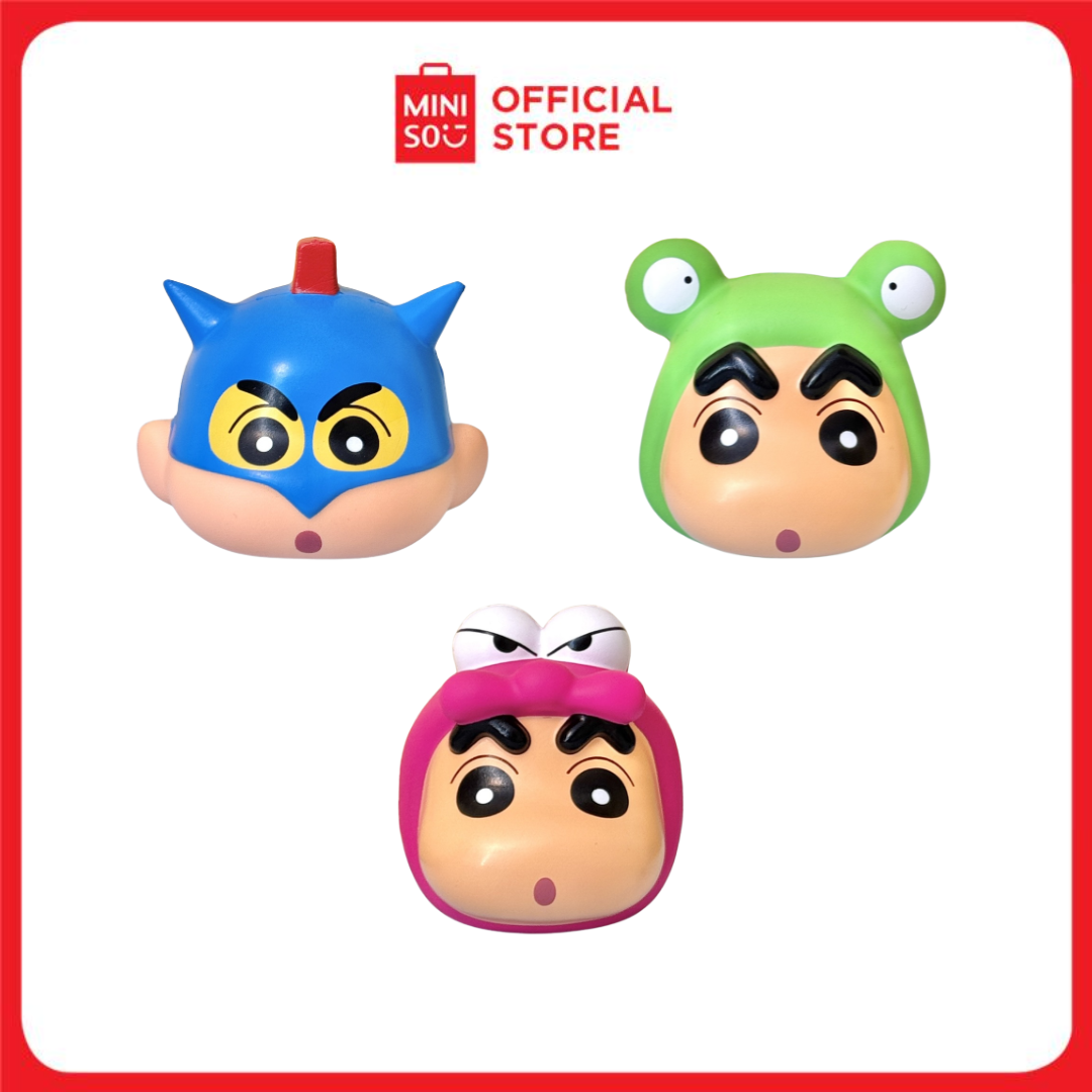 MINISO Crayon Shinchan Collection Stress-Relief Toy (3 Assorted Models ...