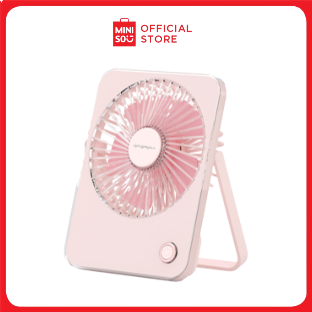 MINISO Macaron Color Foldable Fan - Pink – Miniso Philippines Official