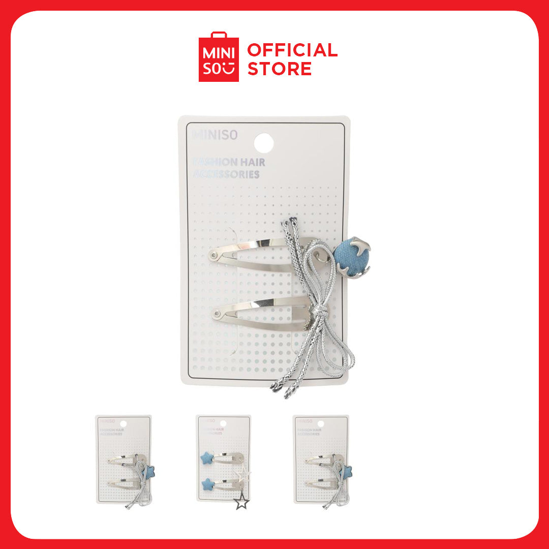 MINISO Korean Style Hair Clips (2 pcs) Version 2 – Miniso Philippines ...