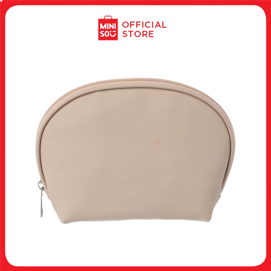 MINISO Basic Solid Color Shell Cosmetic Bag(Off-White) – Miniso ...