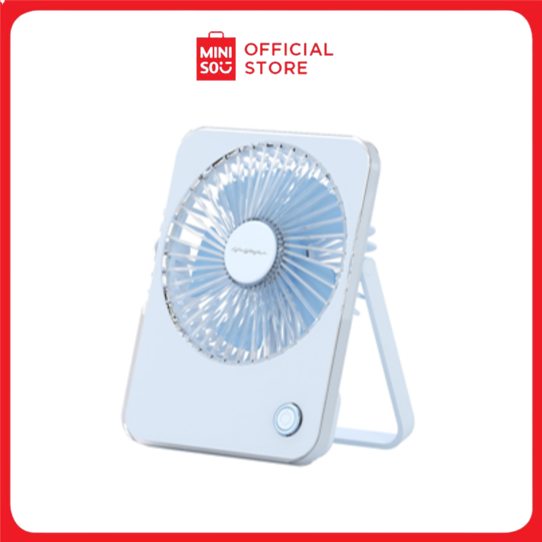 MINISO Macaron Color Foldable Fan - Blue – Miniso Philippines Official