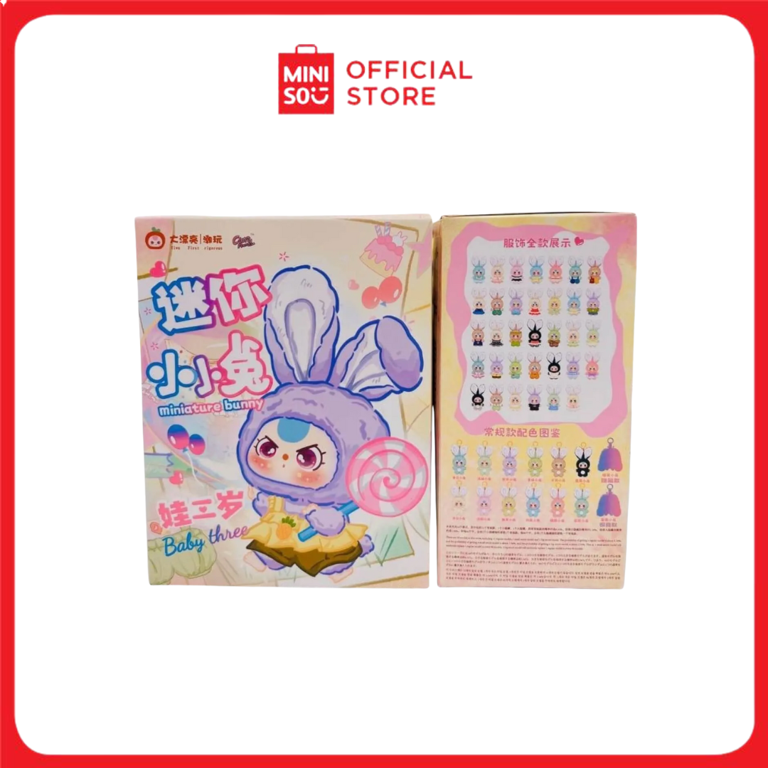 MINISO Baby Three Bunny Vinyl Plush Toy Blind Box – Miniso Philippines ...