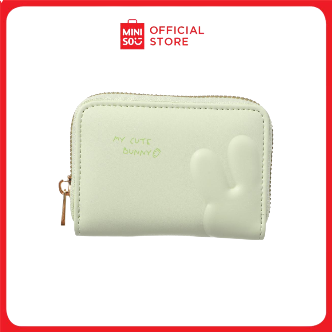 MINISO Bunny Ear Zip-Around Coin Purse (Green) – Miniso Philippines ...