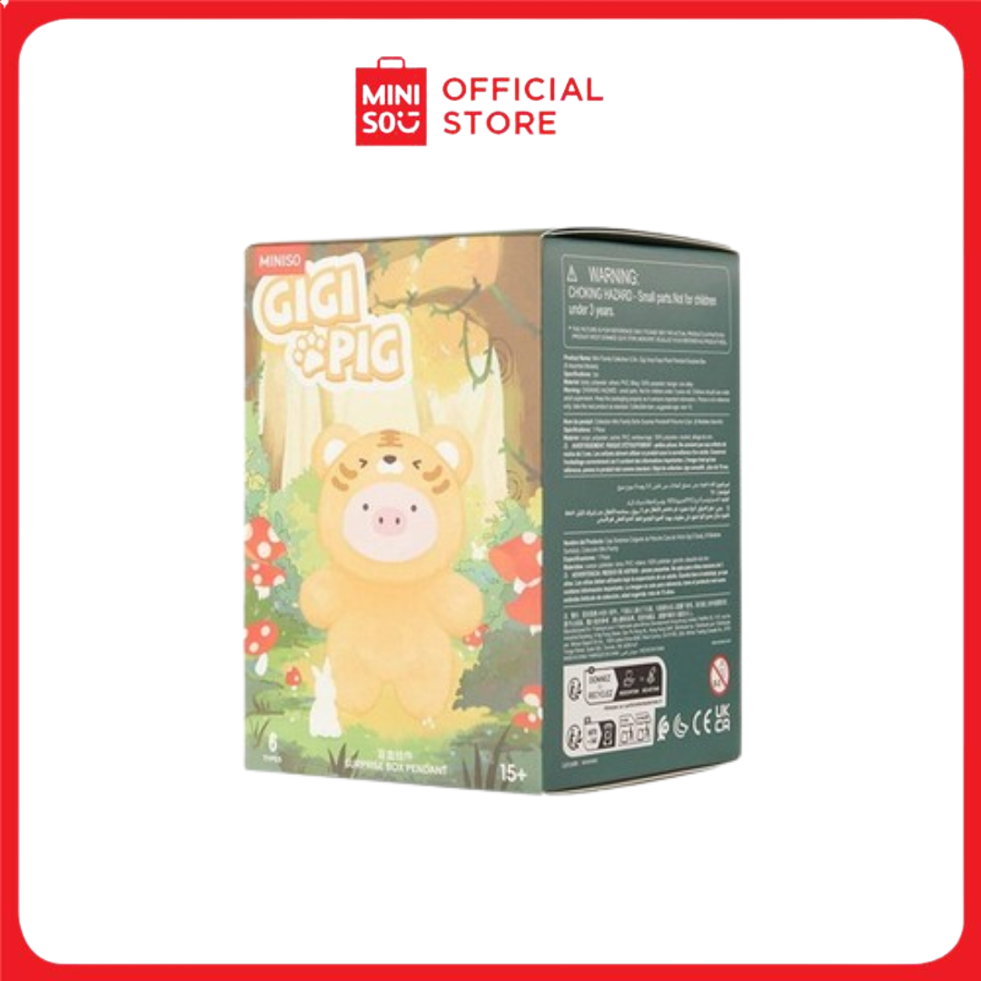 MINISO Mini Family Collection 5.5in. Gigi Vinyl-Face Plush Pendant Sur ...