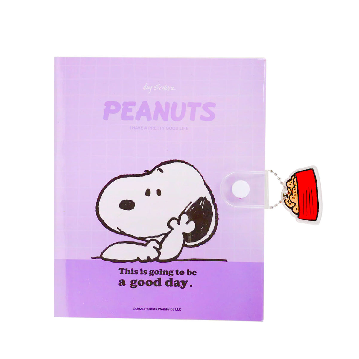 MINISO Snoopy Colorful Life Collection Chain PVC Cover Book 14x17.5cm ...
